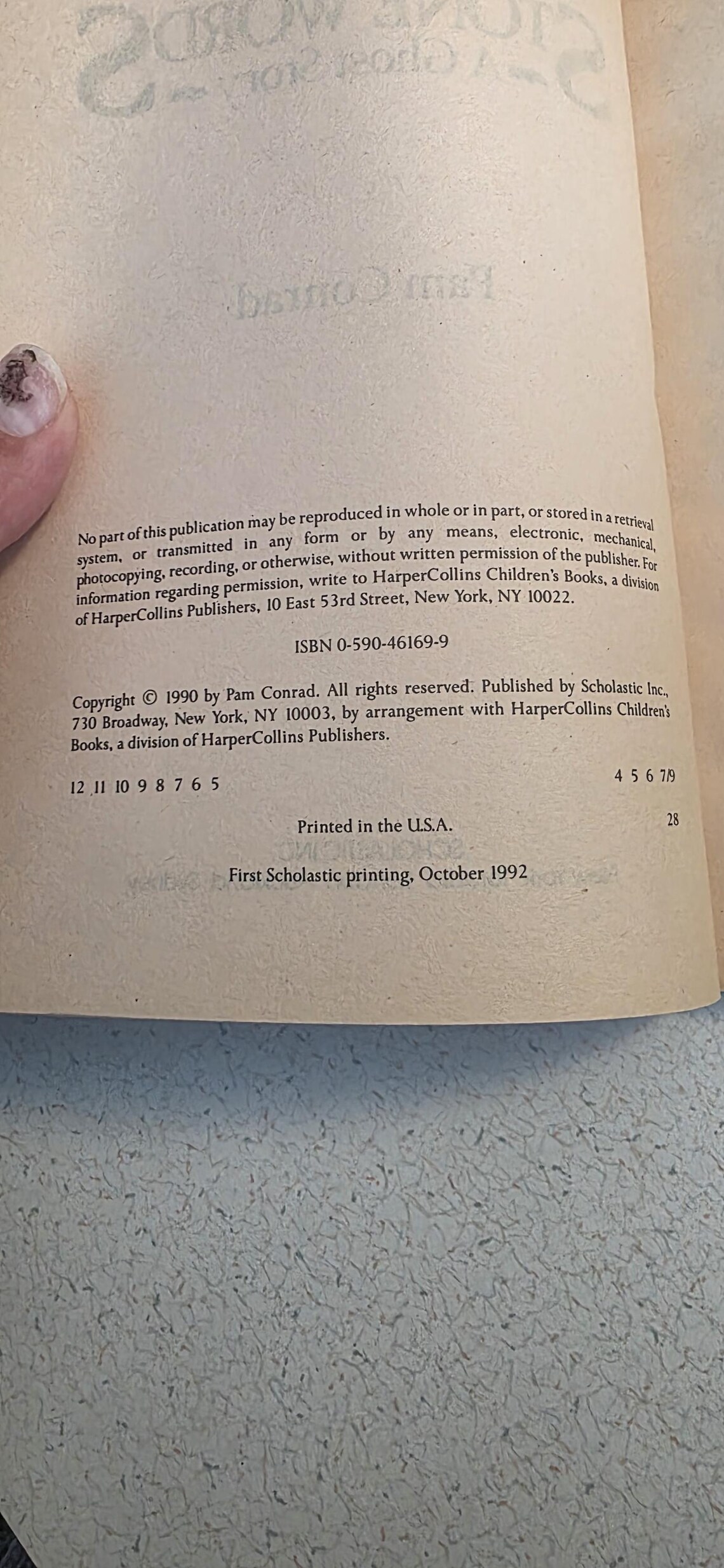Stonewords, A Ghost Story, Pam Conrad, 1992 - Etsy