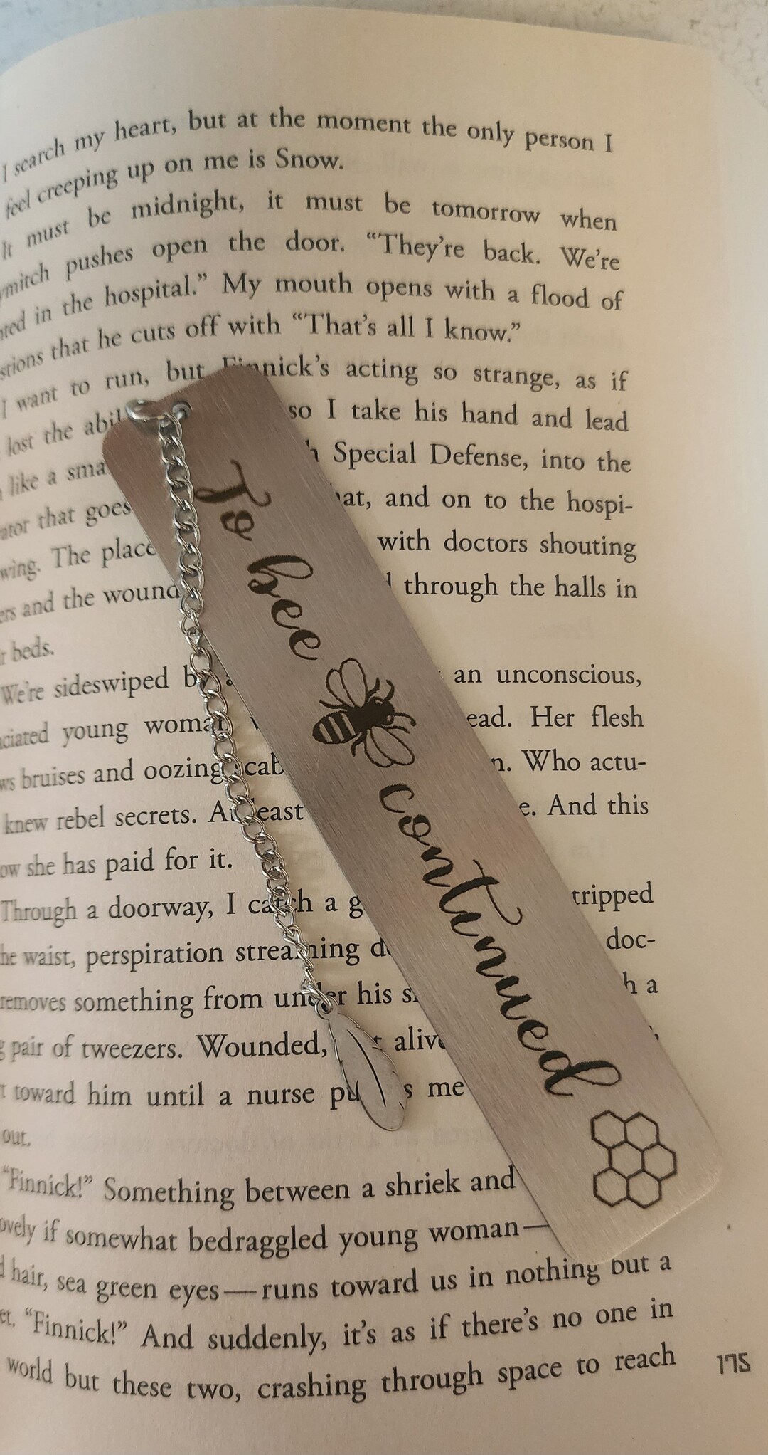 To Bee Continued, Handmade Metal Bookmark - Etsy