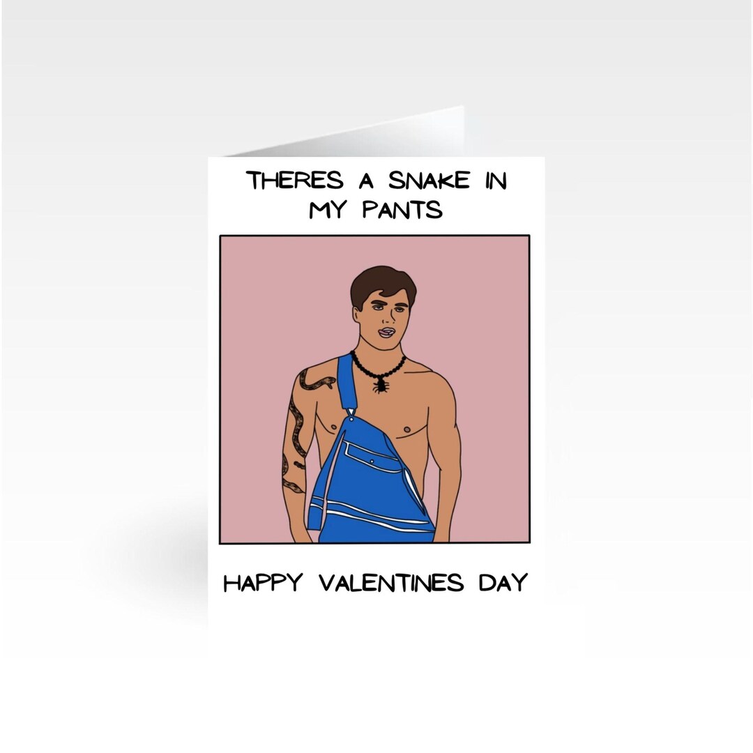 Rob Island Love Valentines Card Handmade Card Gift for Him Gift for Her ...