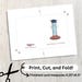 Graduated Cylinder - Funny Printable Graduation Card - Pun Chemistry ...