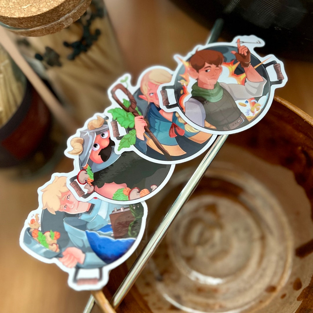 Dungeon Meshi Party Stickers - Etsy