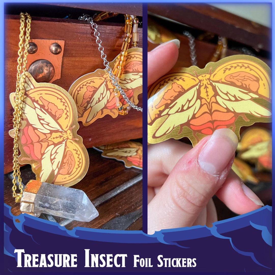 Treasure Insect Sticker - Etsy