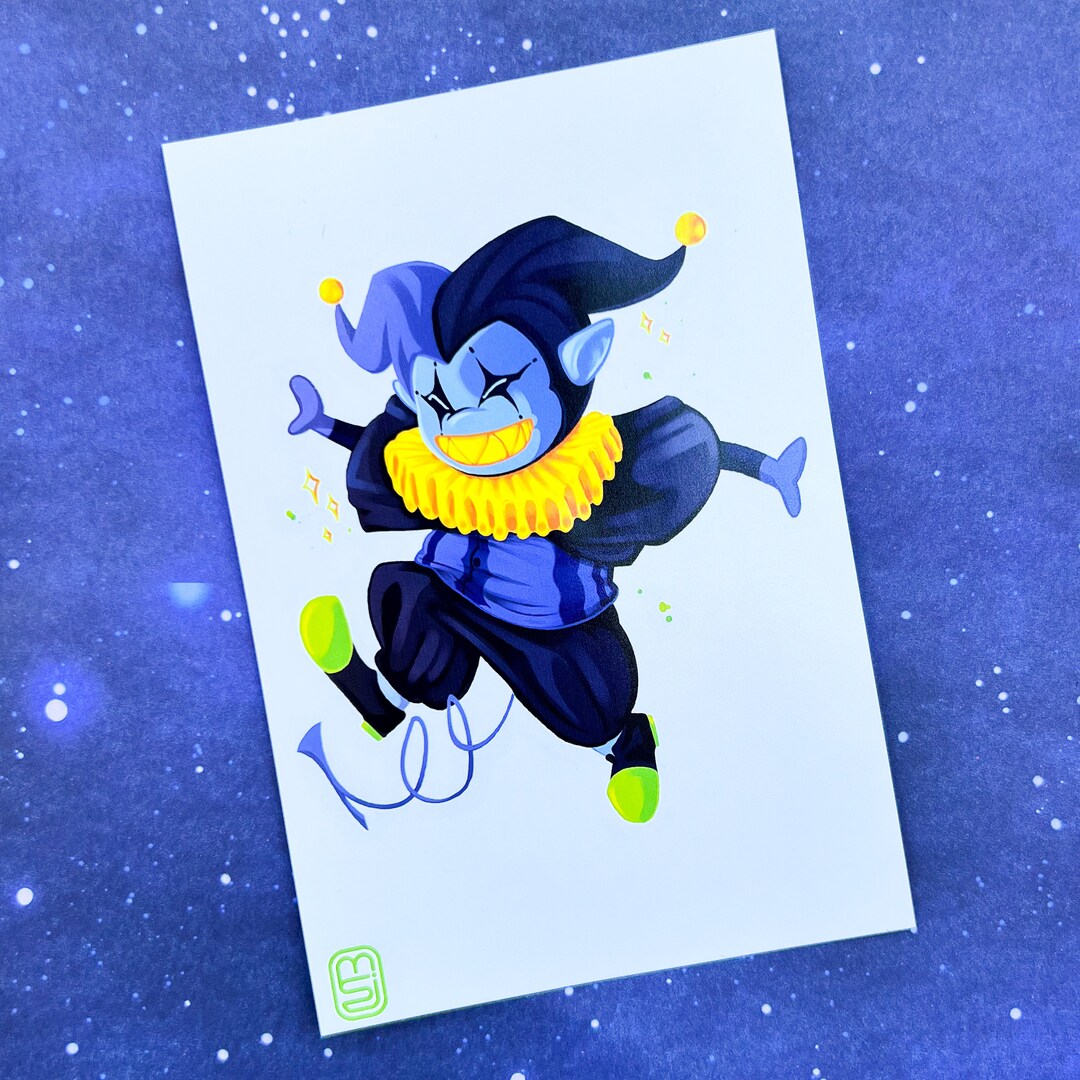 Jevil Art Print - Etsy