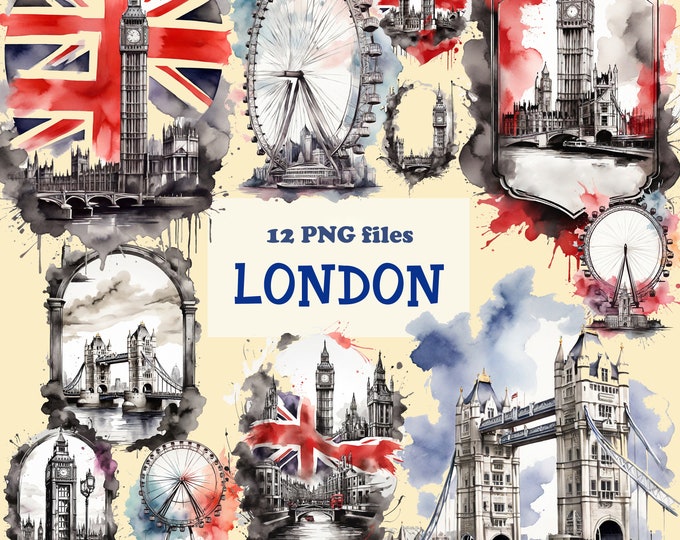 London Icons, London Landmarks Png, British Landmarks Clipart, UK Icons ...