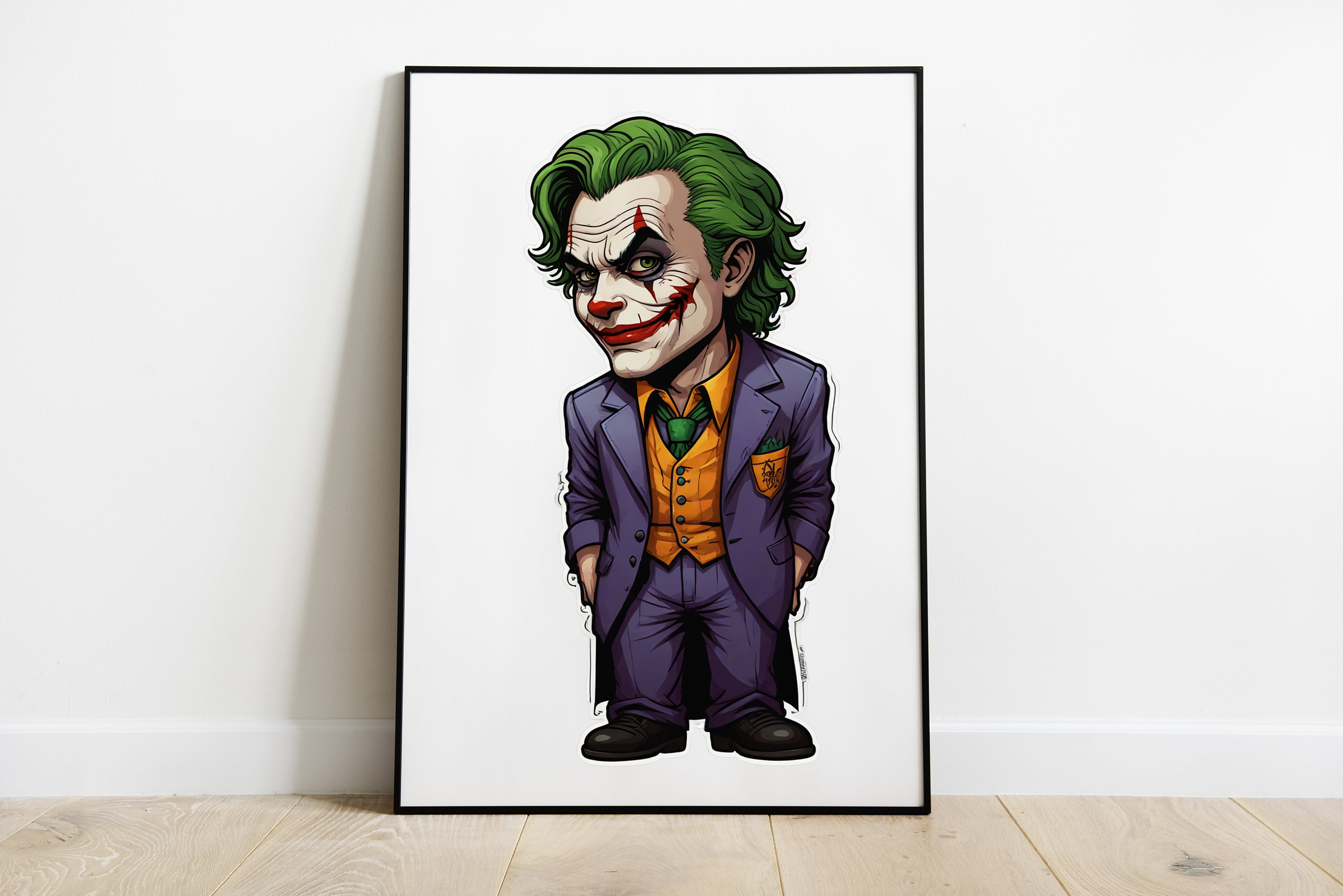 Set of 16 JOKER Digital Stickers, PNG, Poster, Clipart, Joker Print ...