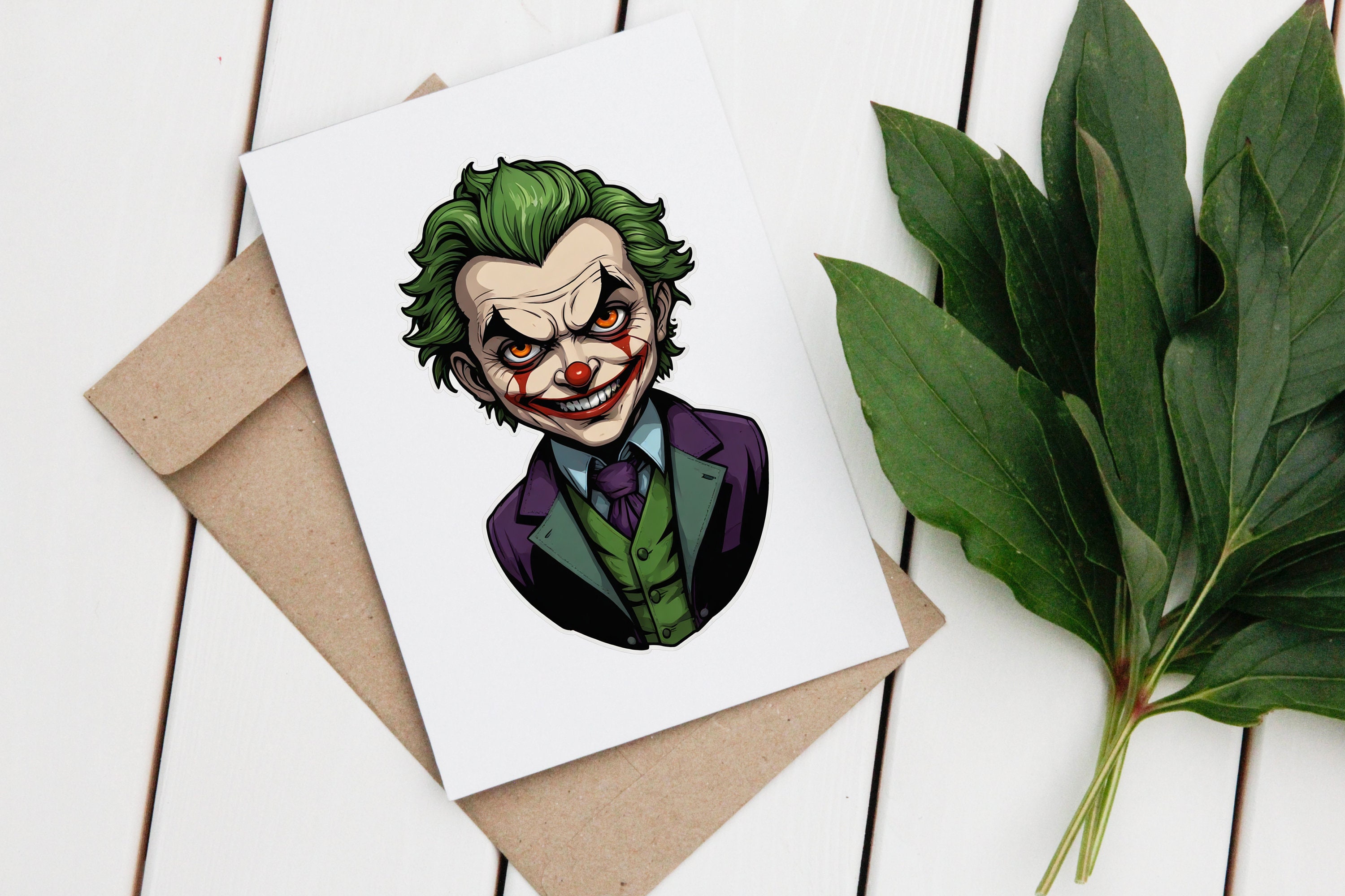Set of 16 JOKER Digital Stickers, PNG, Poster, Clipart, Joker Print ...