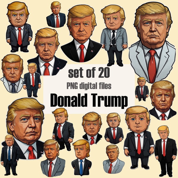 Donald Trump Png Clip Art - Etsy