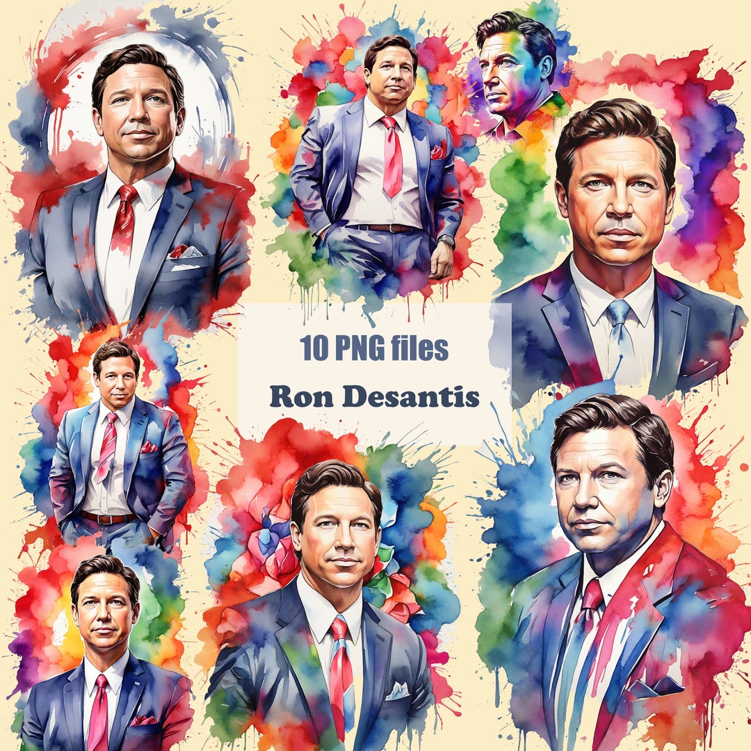 10 PNG Ron Desantis Digital Poster, Digital Print, Download Print / Png ...