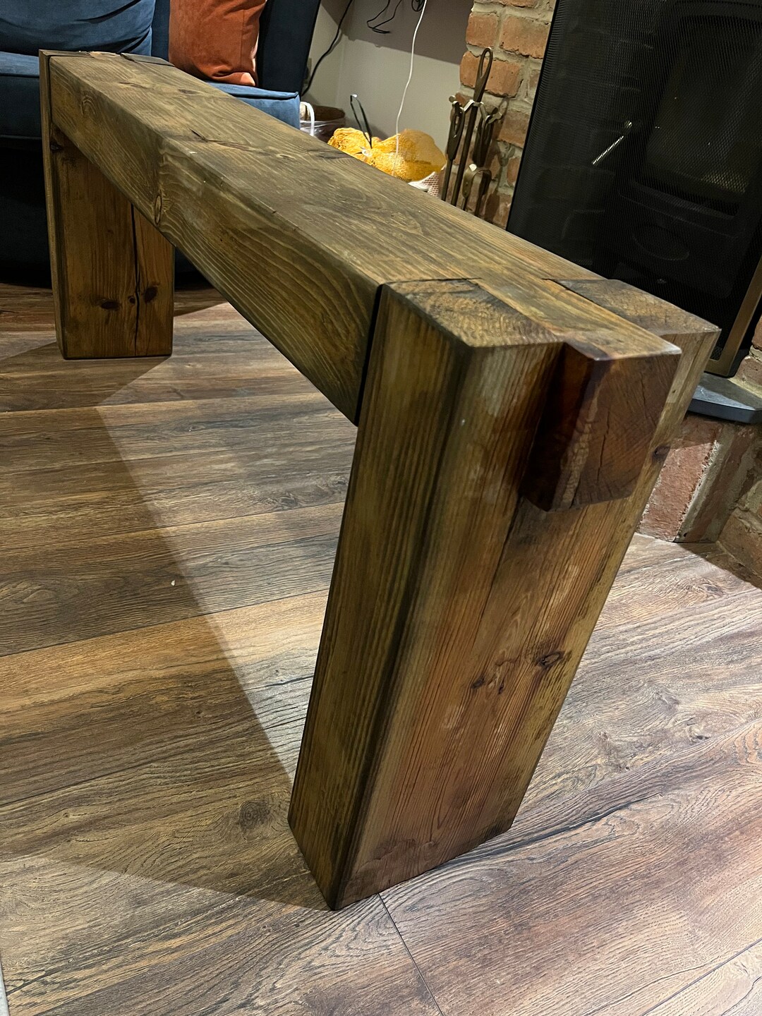 Wood Sleeper Bench - Etsy UK