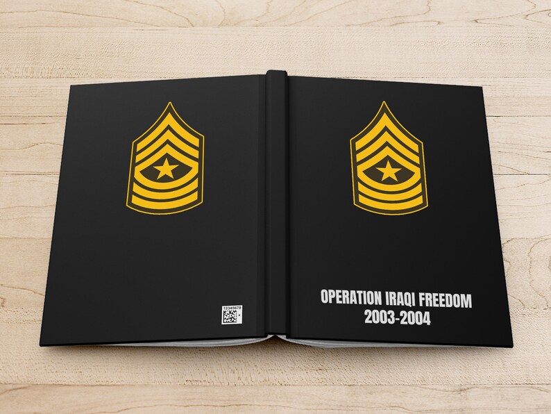 Personalized Army Notebook: Military Veteran Gift, Promotion Journal - Etsy