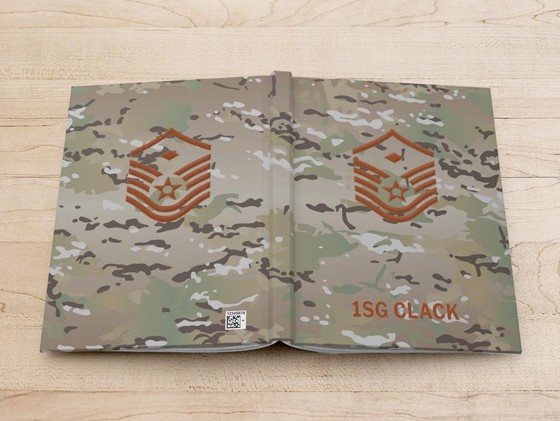 Custom Air Force Camo Notebook: Personalized Military Gift - Etsy