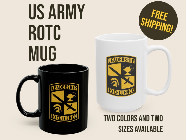 ROTC Mug, ROTC Gifts, Army Retirement, Jrotc, Military Gifts for ...