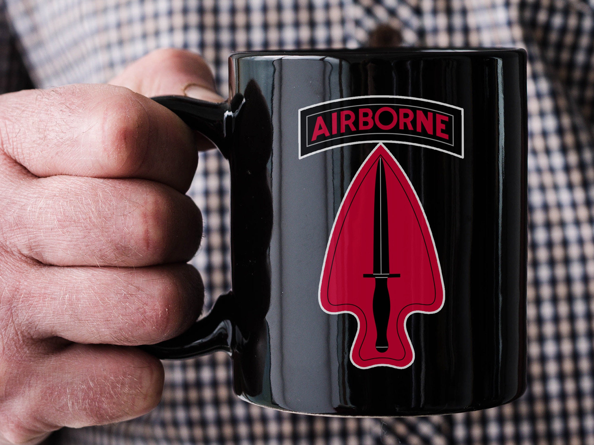 USASFC Mug, First Special Forces Command, Coffee Cup, Veteran, Soldier ...