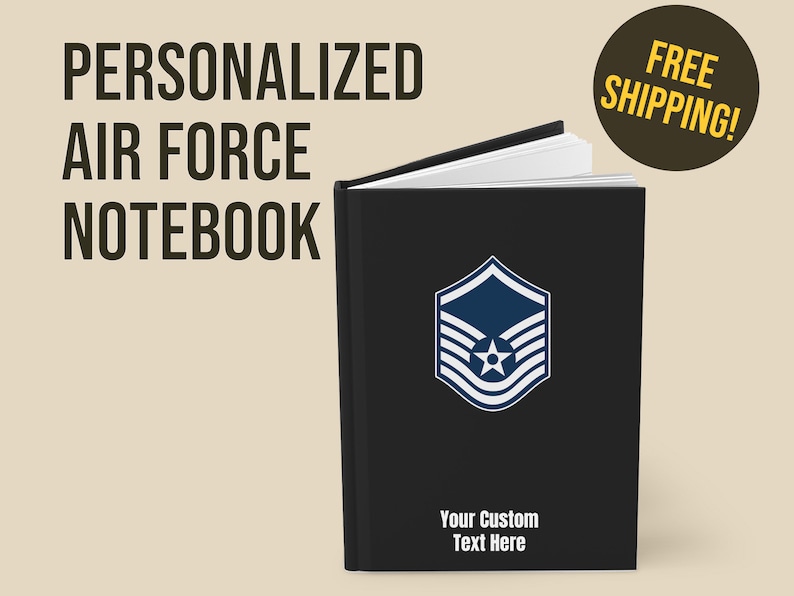 Personalized USAF Hardcover Journal: Air Force Veteran Gift - Etsy