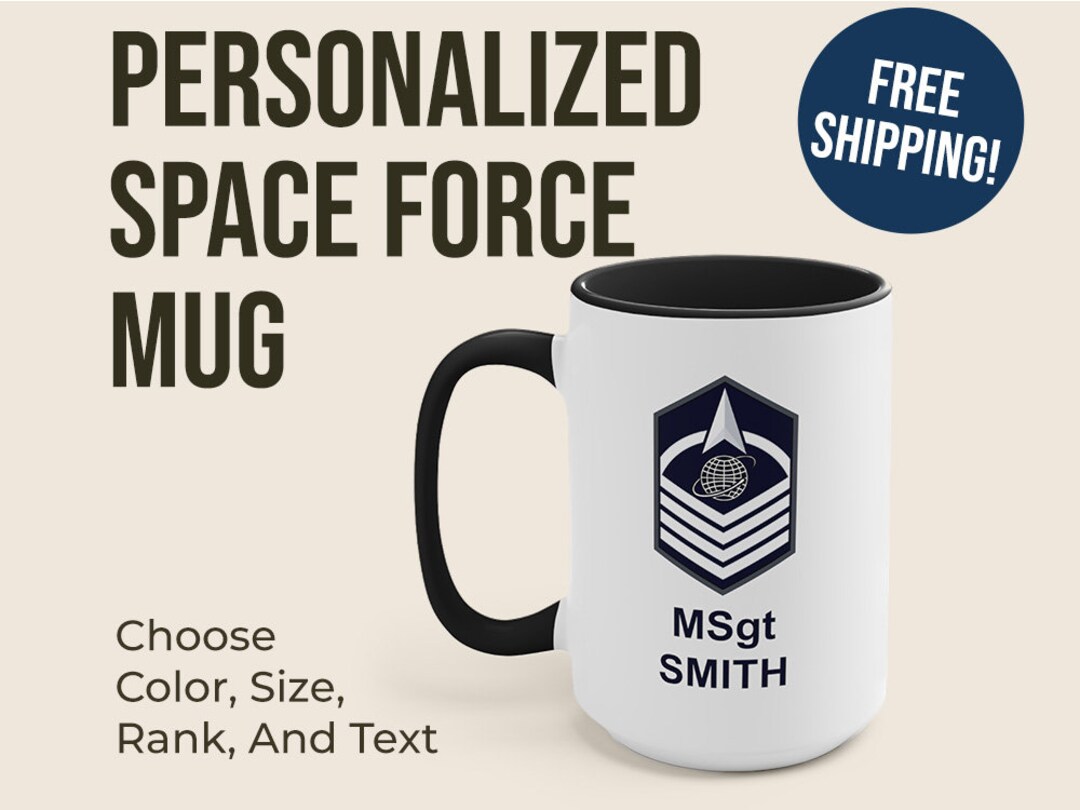 Custom Space Force Mug, Personalized Guardian Mug, Guardian Gift, Hail ...