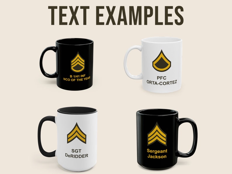 Custom Army Mug, Personalized Army Mug, Military Gift, Hail and ...