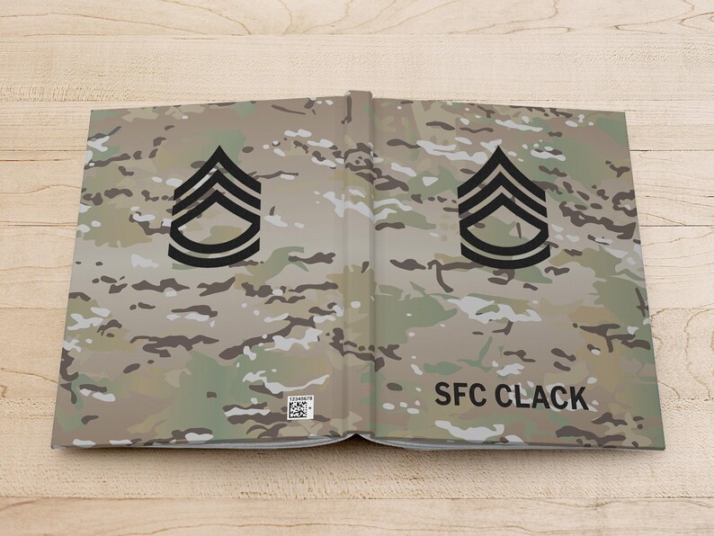 Personalized Army OCP Camo Notebook: Military Veteran Gift - Etsy