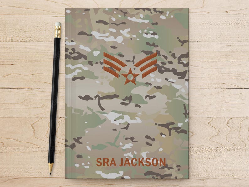 Custom Air Force Camo Notebook: Personalized Military Gift - Etsy