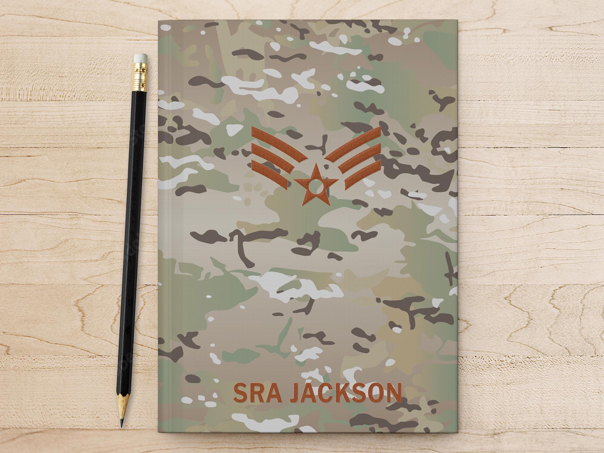 Custom Air Force Camo Notebook: Personalized Military Gift - Etsy