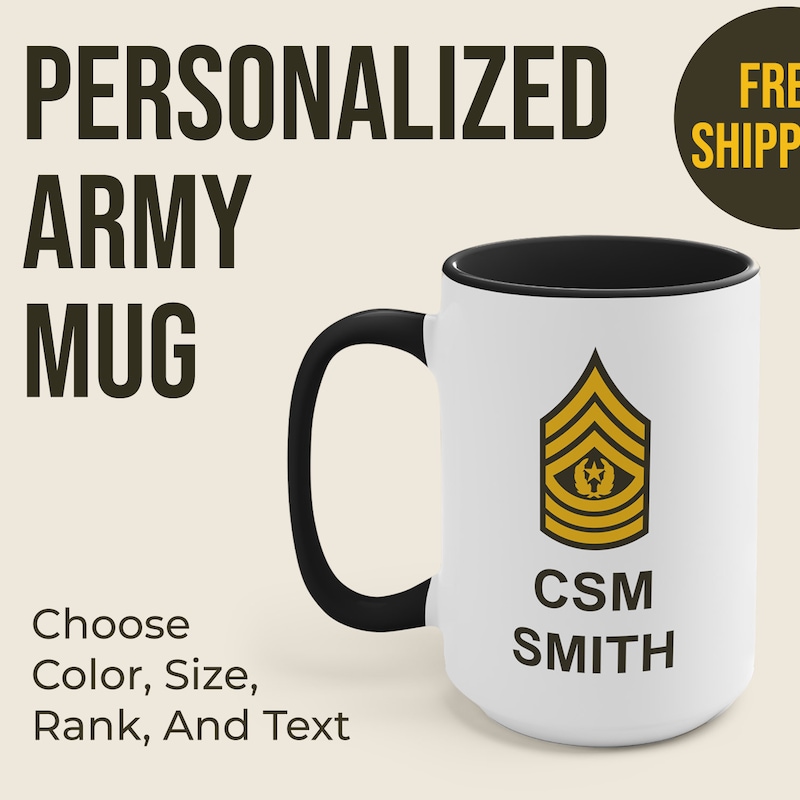 Personalized Army Mug - Etsy
