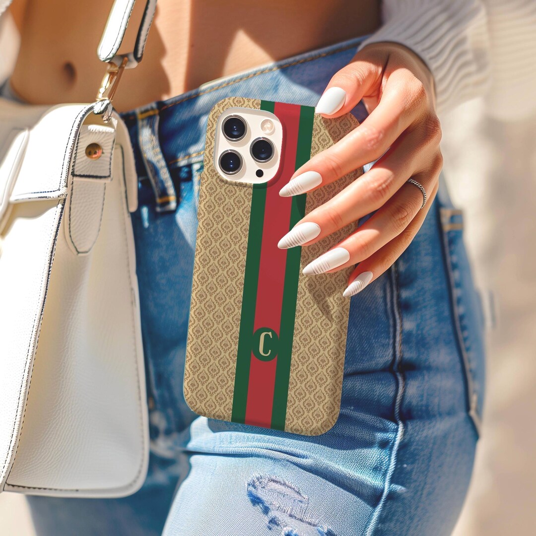 Personalized Luxury Classic Preppy iPhone Case, Vintage Rich Girl ...