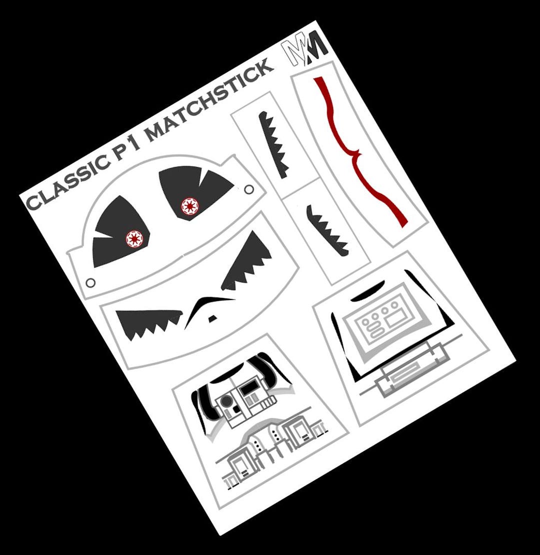 Classic Style Clone Pilot Decals for Lego Minifigures - Etsy
