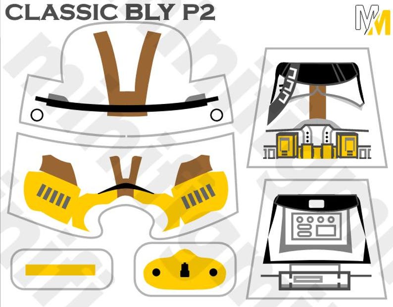 Classic Style Phase 2 Clone Decals for Lego Minifigures - Etsy