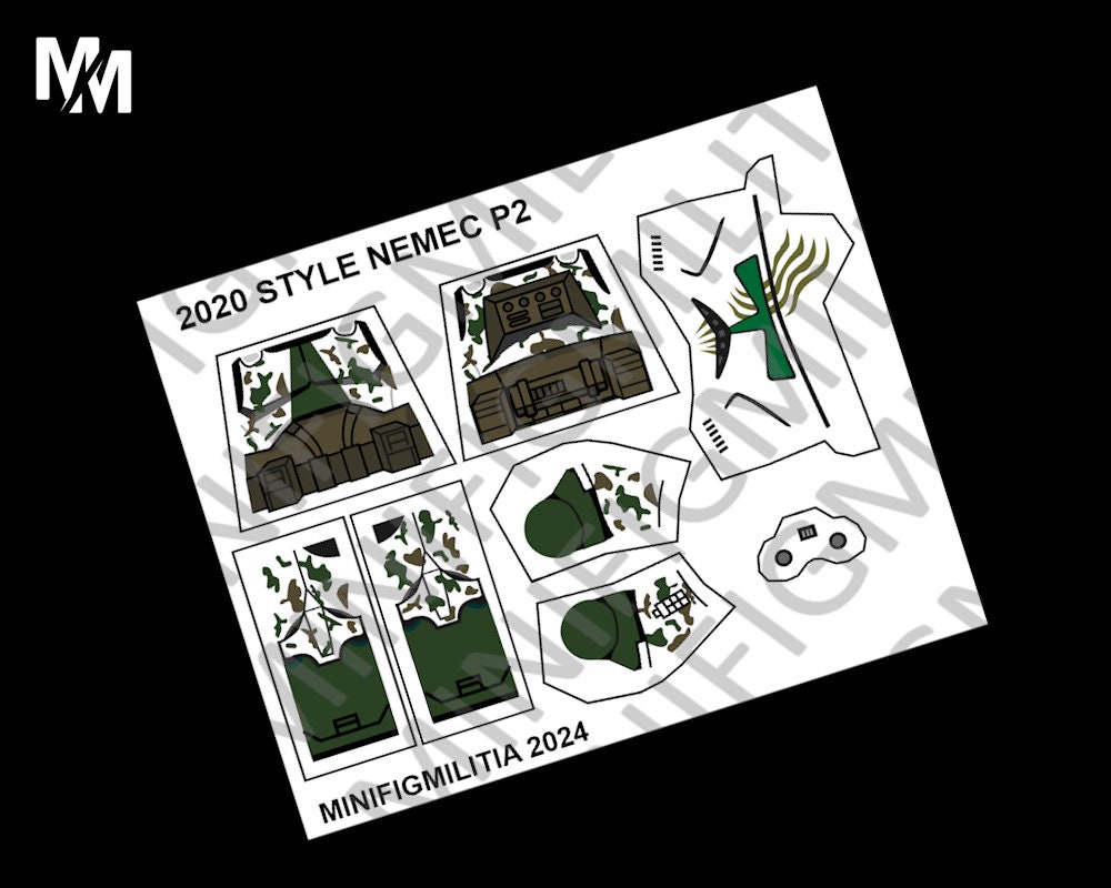 Clone Underground Characters Waterslide Decals for Lego Minifigures - Etsy