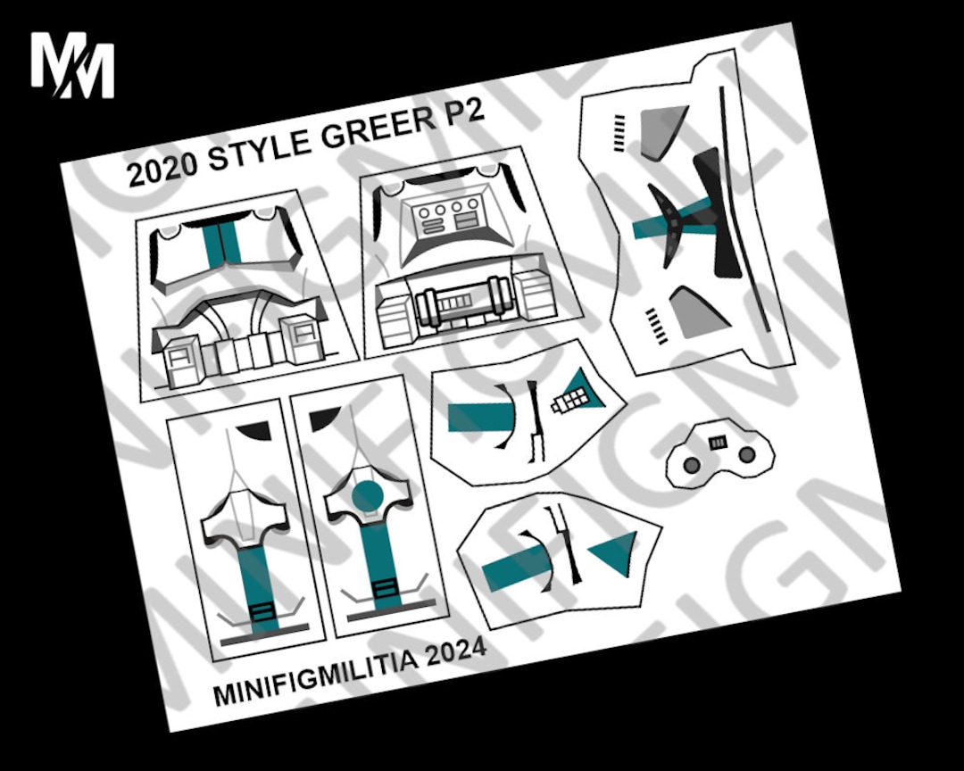 Clone Underground Characters Waterslide Decals for Lego Minifigures - Etsy