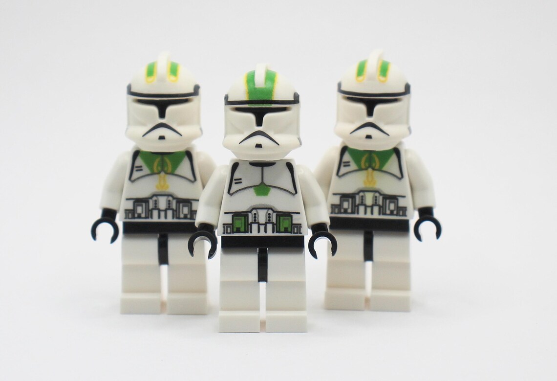 Classic Style Custom Decaled Lego Phase 1 Horn Company Figures - Etsy