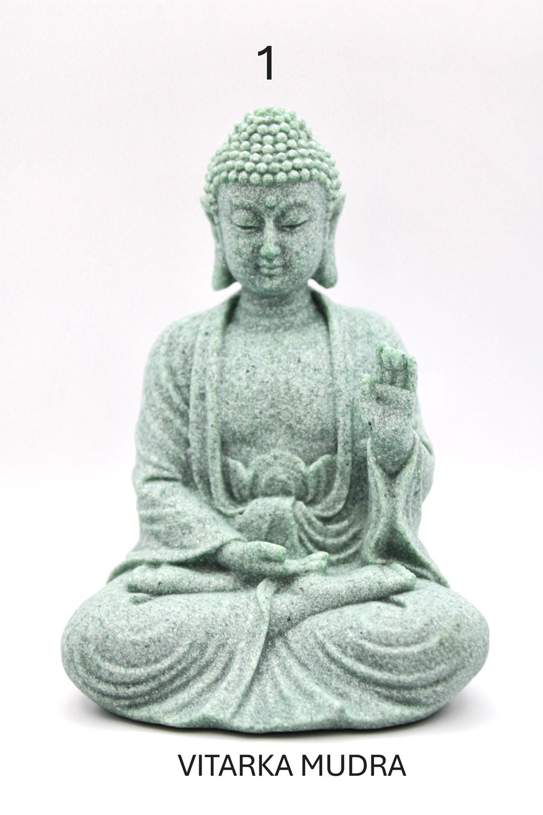 Mini Sandstone Buddha Statue: Zen Desk Decor - Etsy