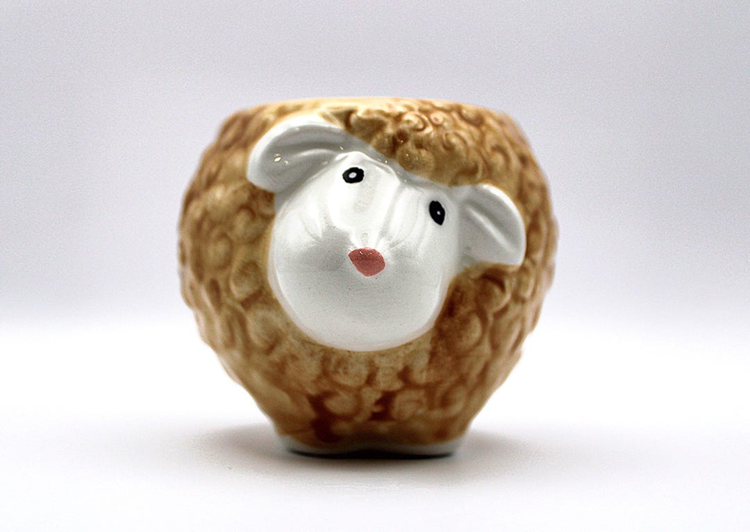 Cute Sheep Planter Pot- Animal Collection - Hold Indoor Plants ...