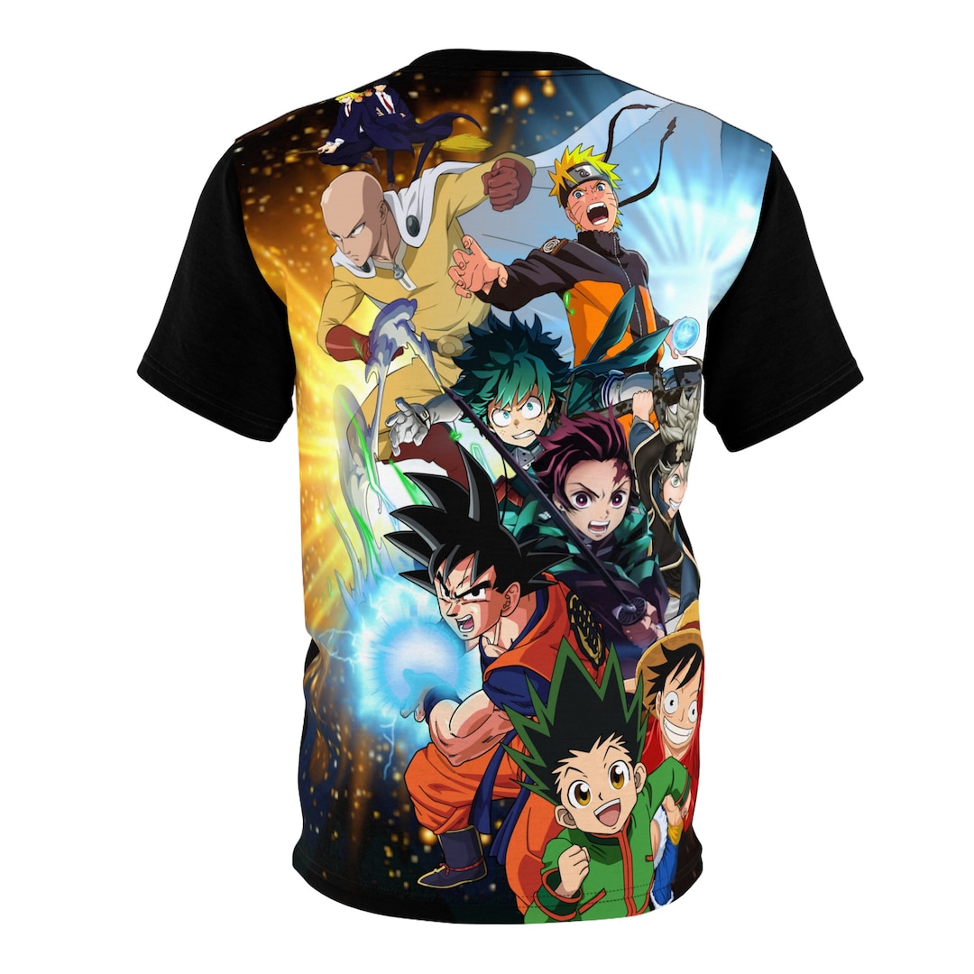Unisex I Heart Anime Tee dragon Ball, Naruto, Hunter X Hunter, Luffy ...