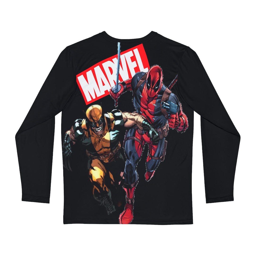 Men's Deadpool Wolverine Long Sleeve - Etsy