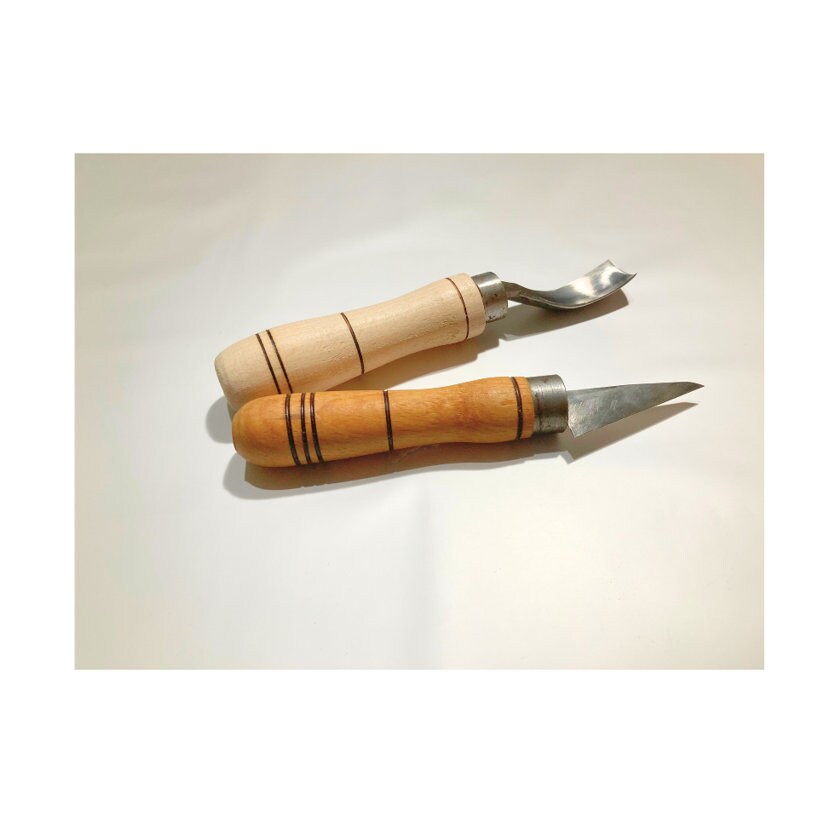 Wood Carving Tools , Forged Bent Gouge , Spoon Carving Set ...