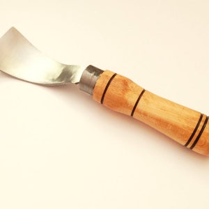 Spoon Carving Gouge , Spoongouge. Forged Bent Gouge Chisel for ...