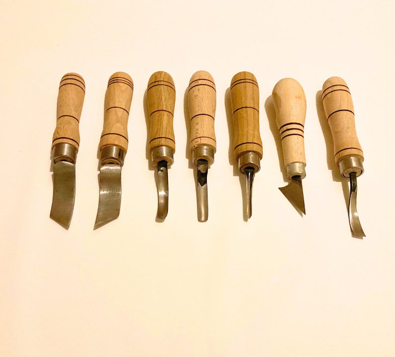 Wood Carving Set , Woodworking Tools , Wood Carving Chisels , Forged ...