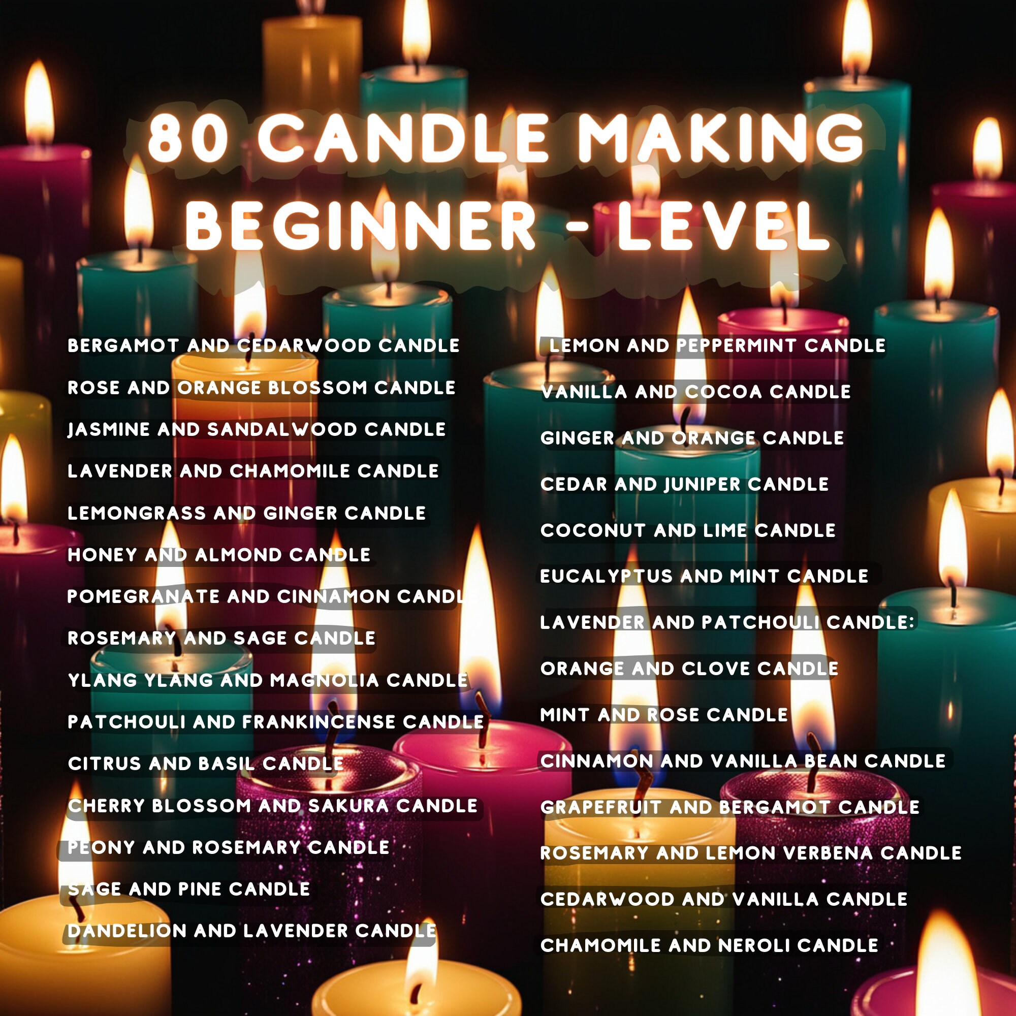 207 Homemade Candle Recipe, Natural Candle Recipe, Best of Candle ...