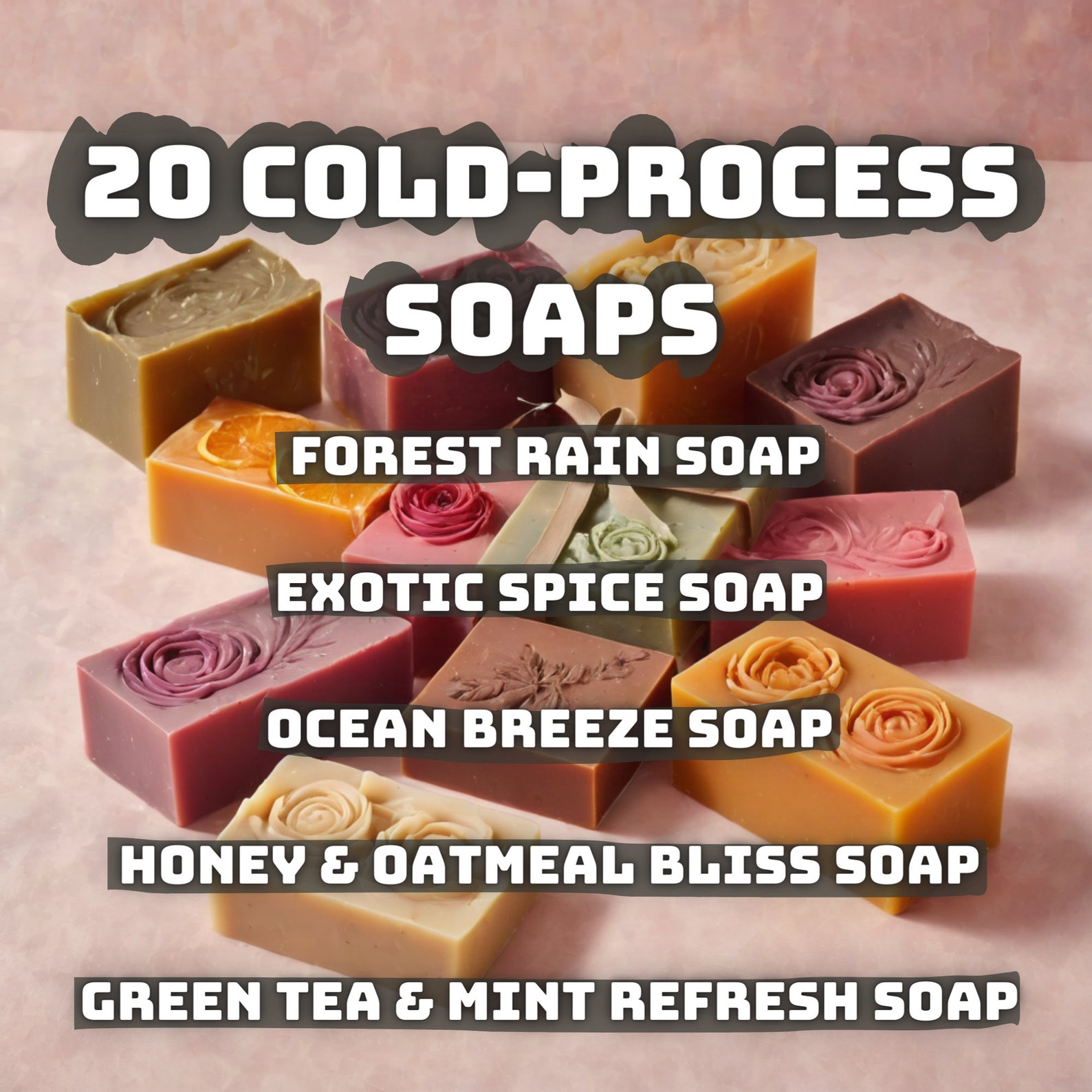20 Cold Process Soap Recipes: Natural & Organic Soap Making (2024) - Etsy