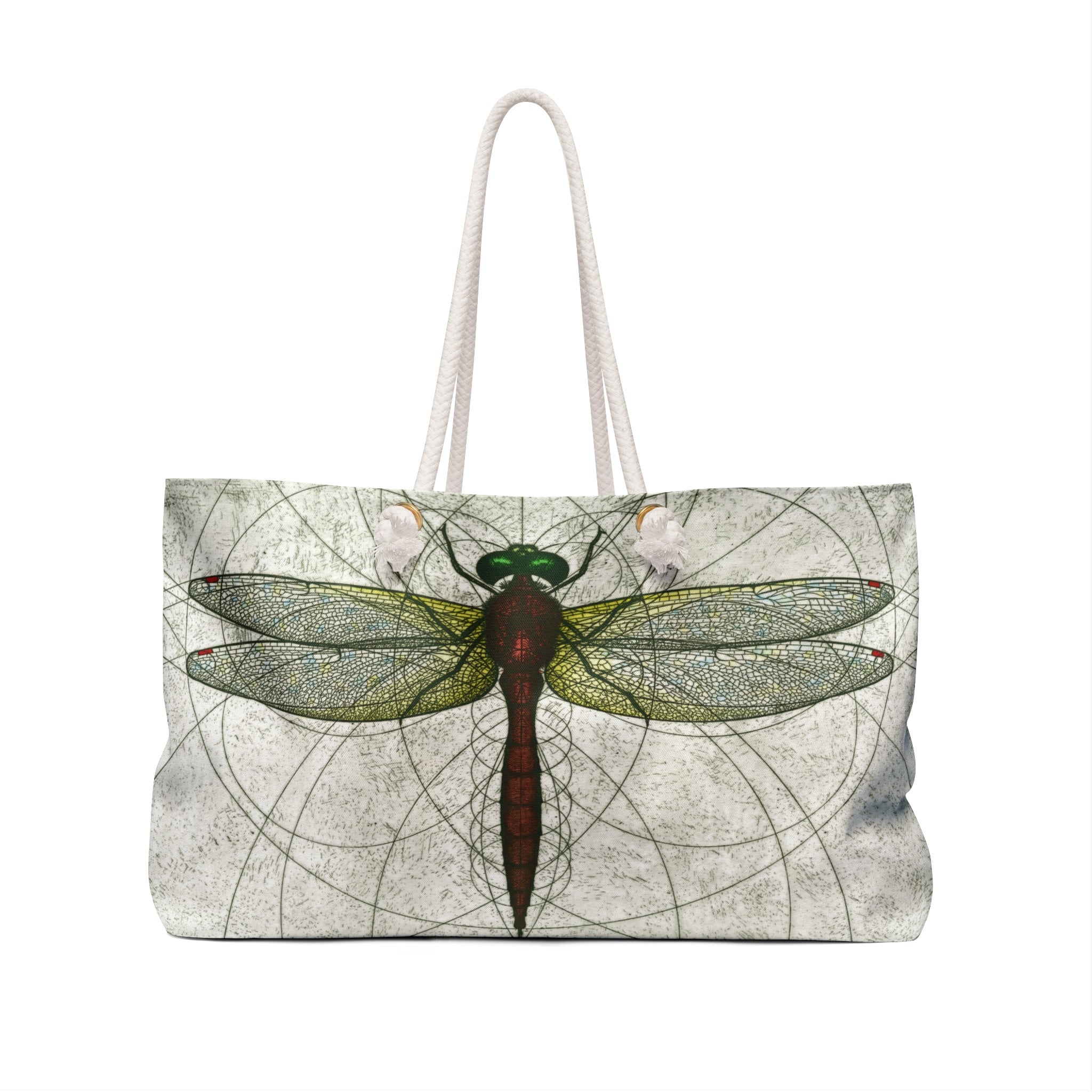 Ruby Meadowhawk Dragonfly Weekender Tote Bag Sympetrum Rubicundulum ...