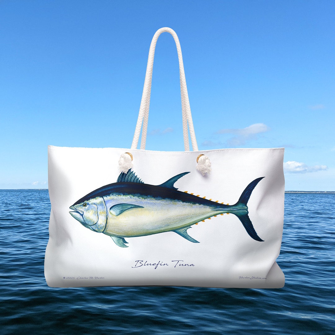 Bluefin Tuna Weekender Bag Great Gift for Fishing Fans, Beach or Boat ...