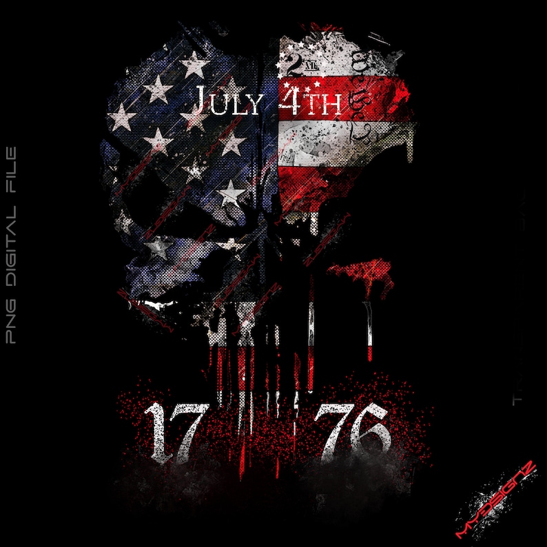 4th of July, 1776 American Flag, Distressed, Memorial Day, USA Flag ...