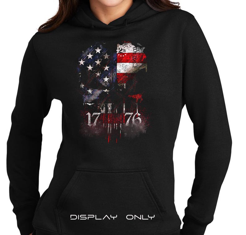 Distressed American Flag Skull PNG, 1776 Design (digital Download) - Etsy