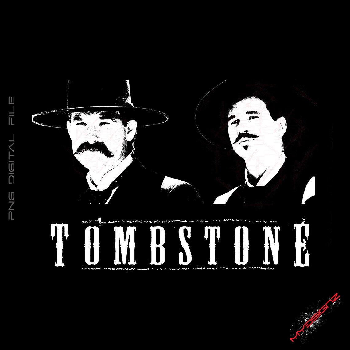 Tombstone Western PNG Image, Wyatt Earp, Doc Holiday (digital Download ...