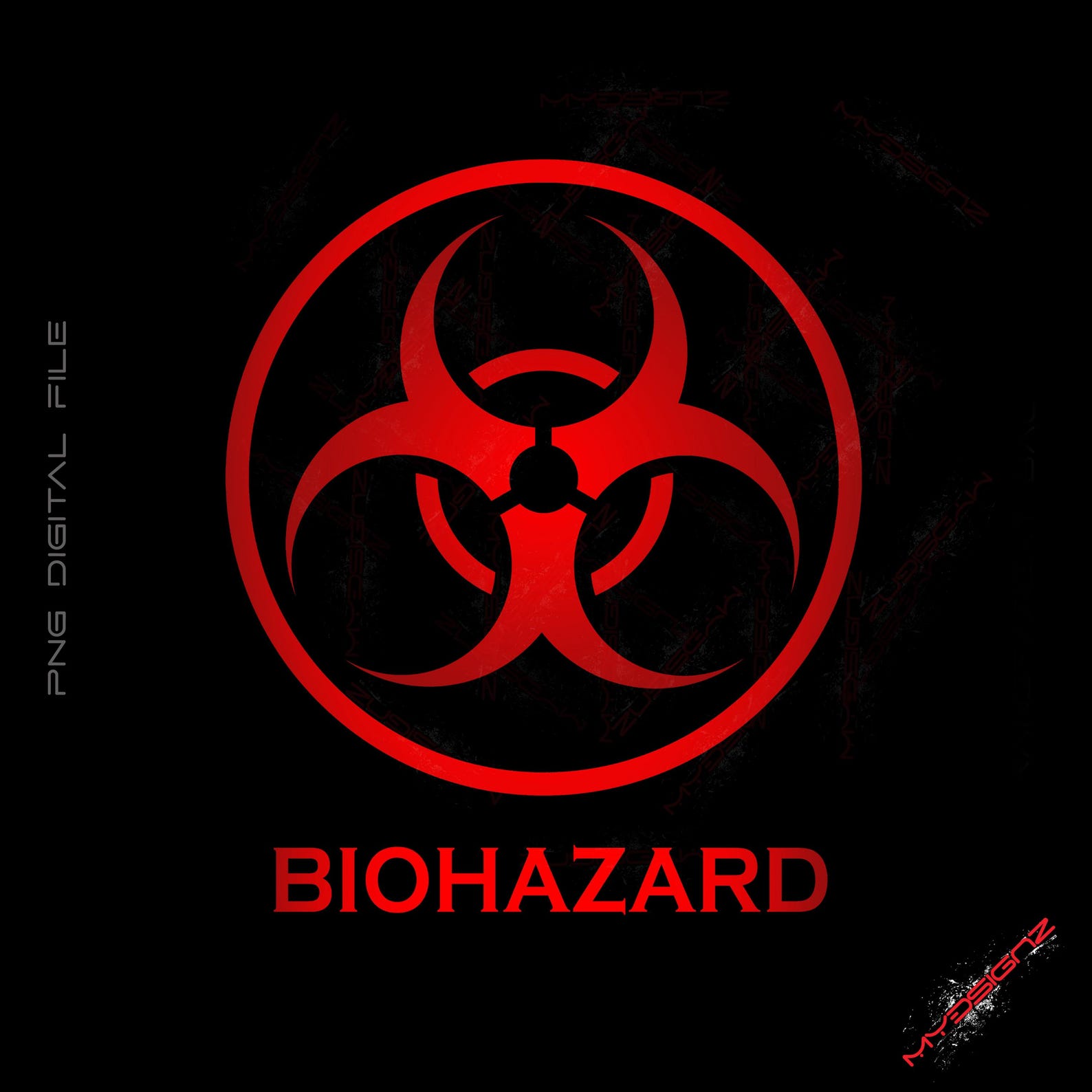Biohazard Sign, Zombie, Apocaliptic Design, Image Design, Ready to ...