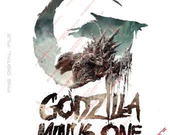 Godzilla Minus One PNG, T-shirt Design Image (digital Download) - Etsy