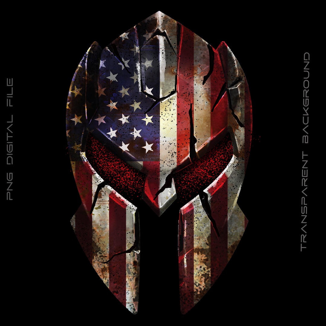 Spartan Helmet, PNG Spartan, American Flag Distressed, USA, Image ...