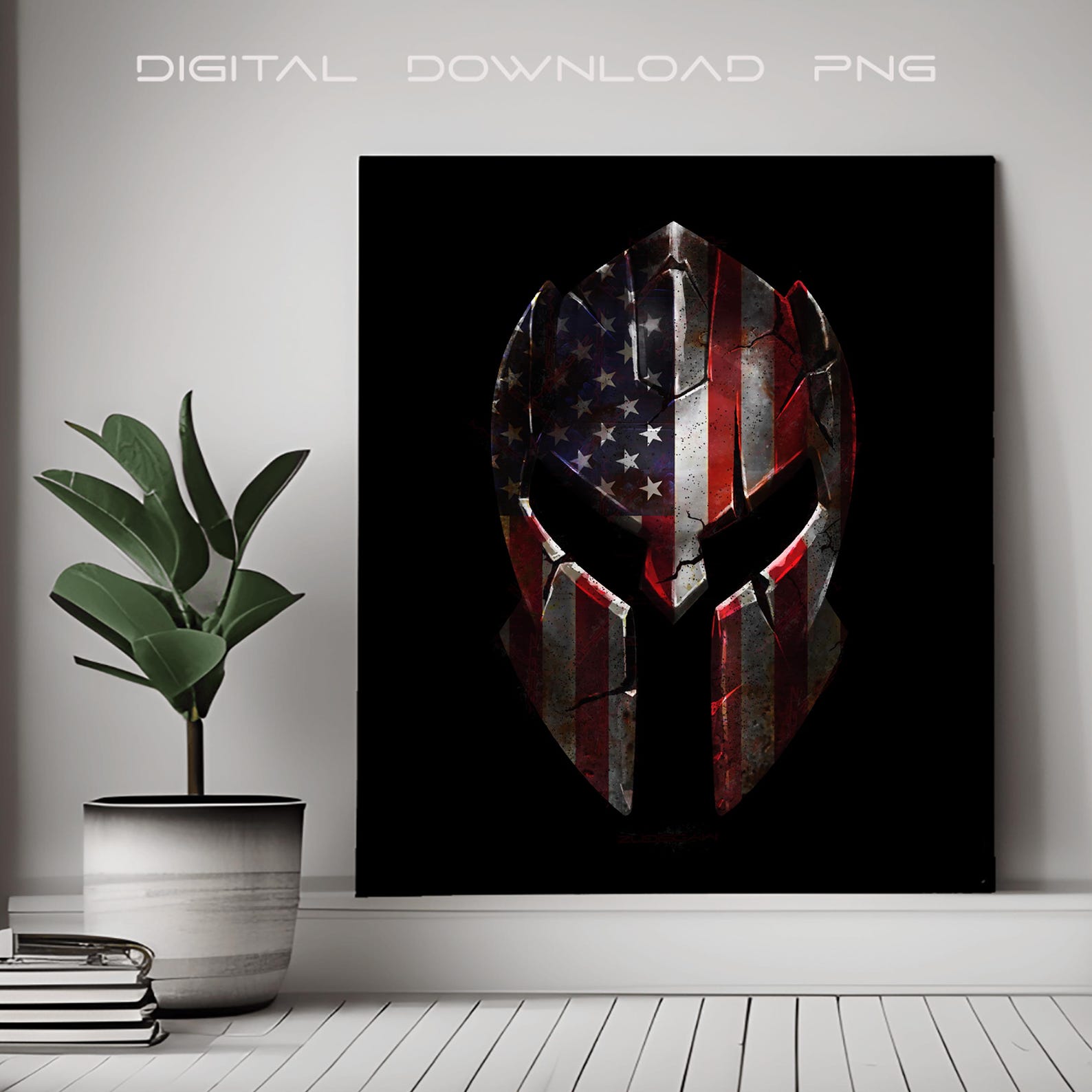 Distressed American Flag Spartan Helmet PNG (digital Download) - Etsy