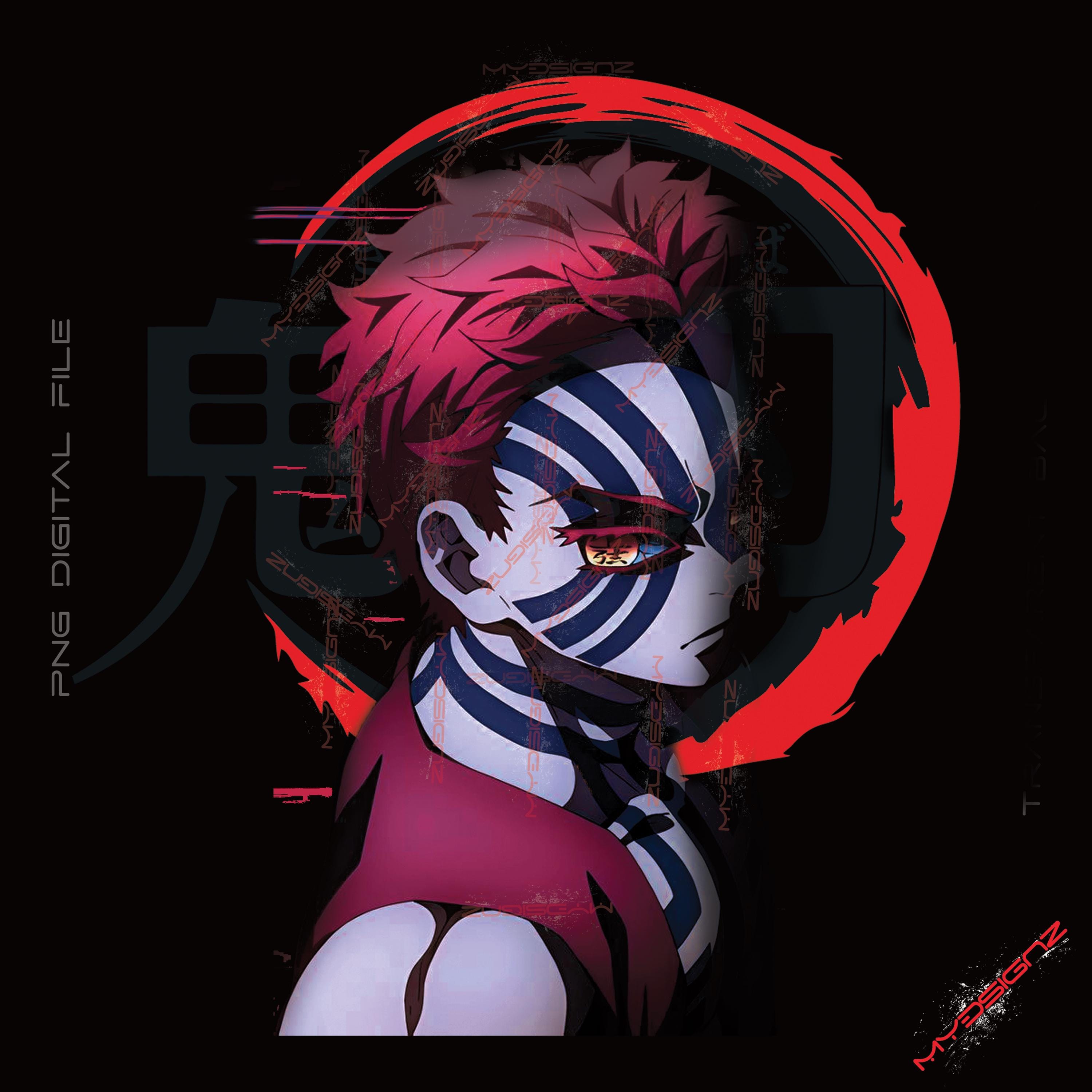 Akaza Png, Demon Slayer, Twelve Kizuki, Upper Rank Three, Png Ready to ...