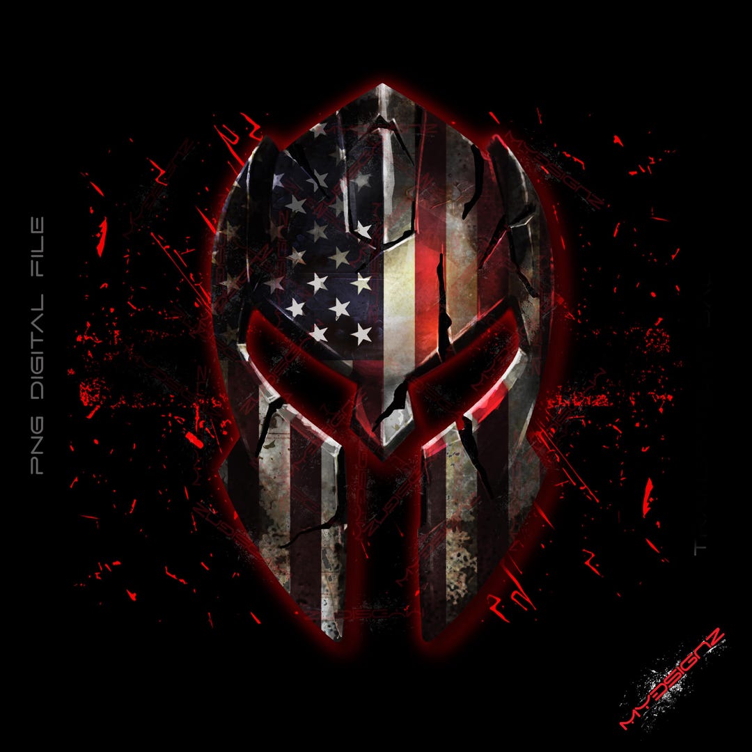 Spartan Helmet, PNG Spartan, American Flag Distressed, USA, Image ...